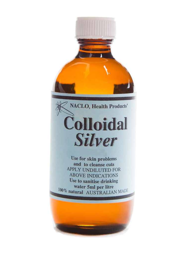 Natural Liquid Colloidal Silver 200ml 80PPM Pure Mineral Supplement ...